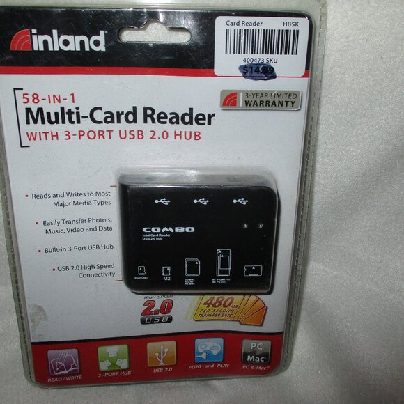 inland | Other | Inland All In One Mini Usb Card Reader High Speed Usb ...